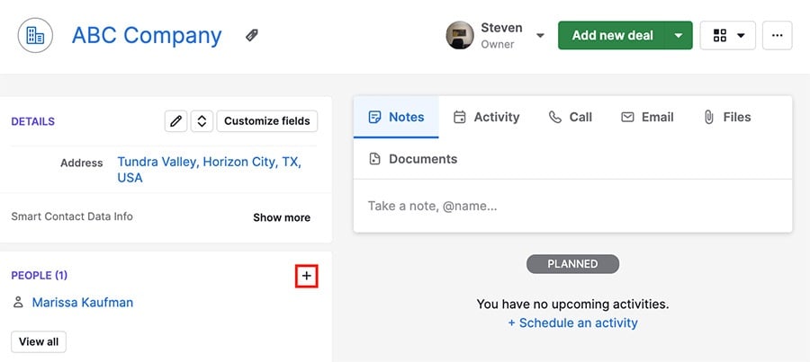 Contacts: people and organizations - Knowledge Base | Pipedrive